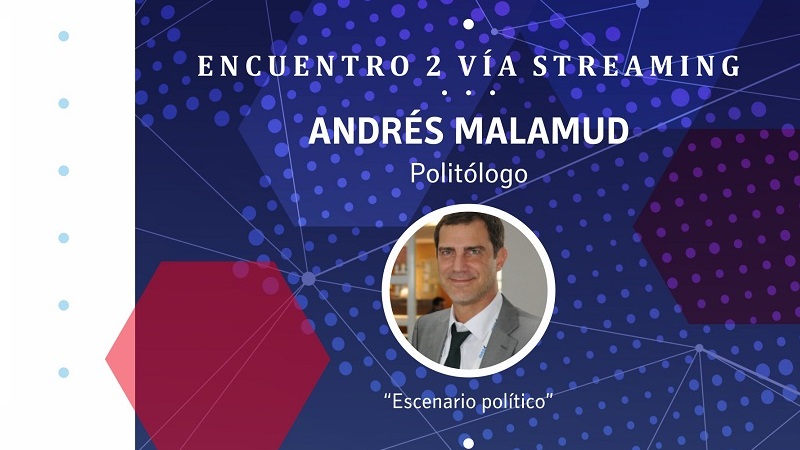 Malamud analiza el escenario político este jueves, en una charla ...